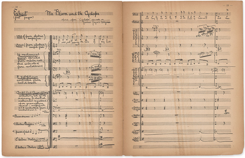 093. George Antheil | The Morgan Library & Museum