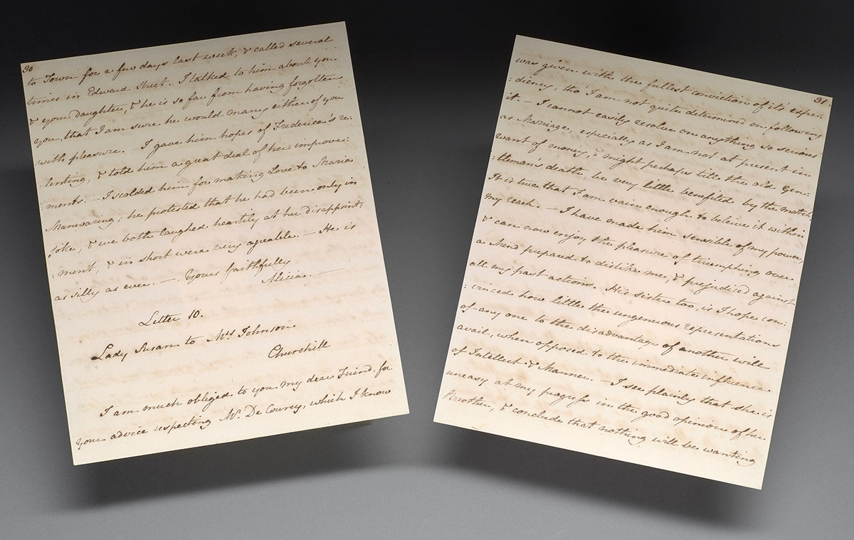 Lady Susan | The Morgan Library & Museum